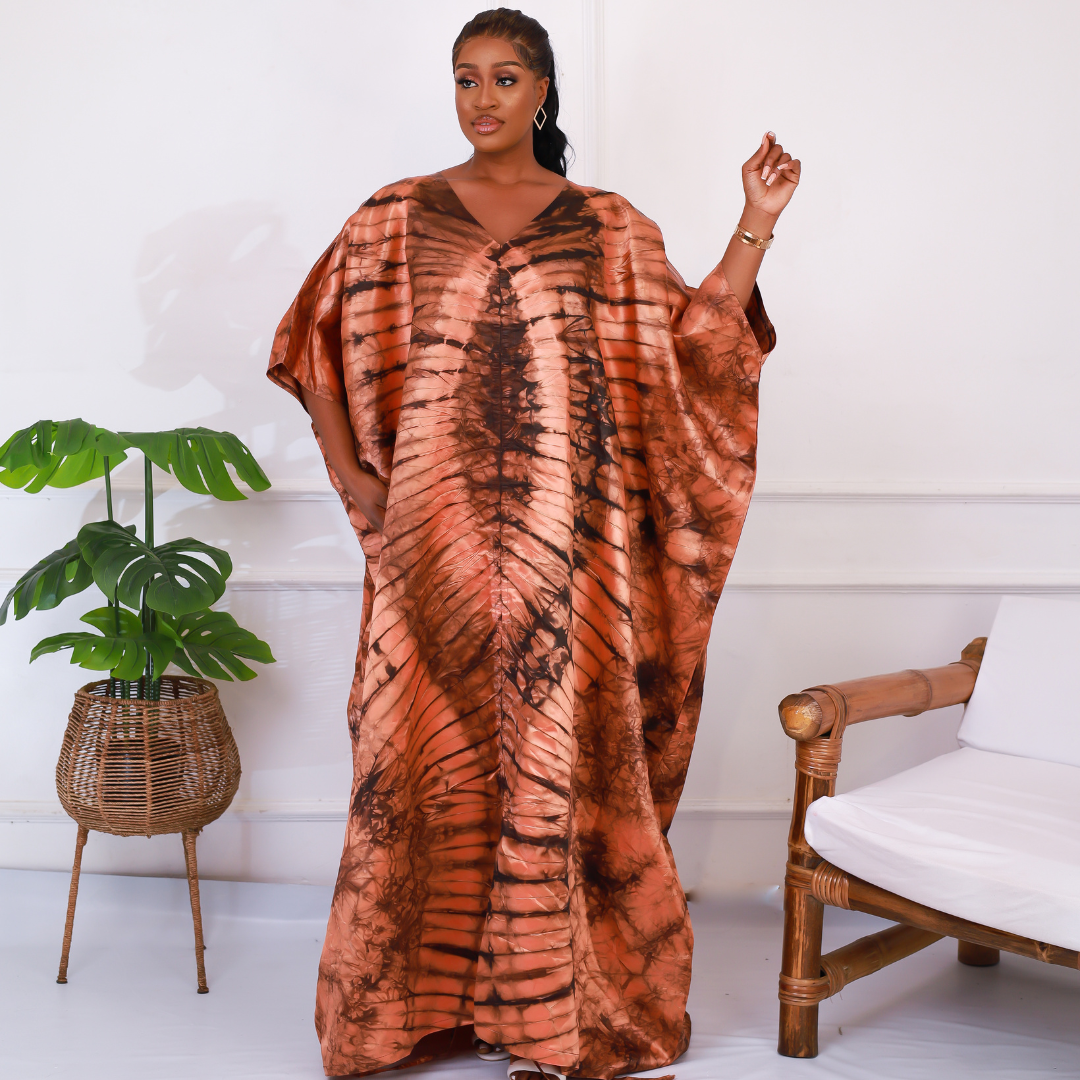 African Kampala Silk Boubou Kaftan - Shop African clothing UK – CUMO LONDON