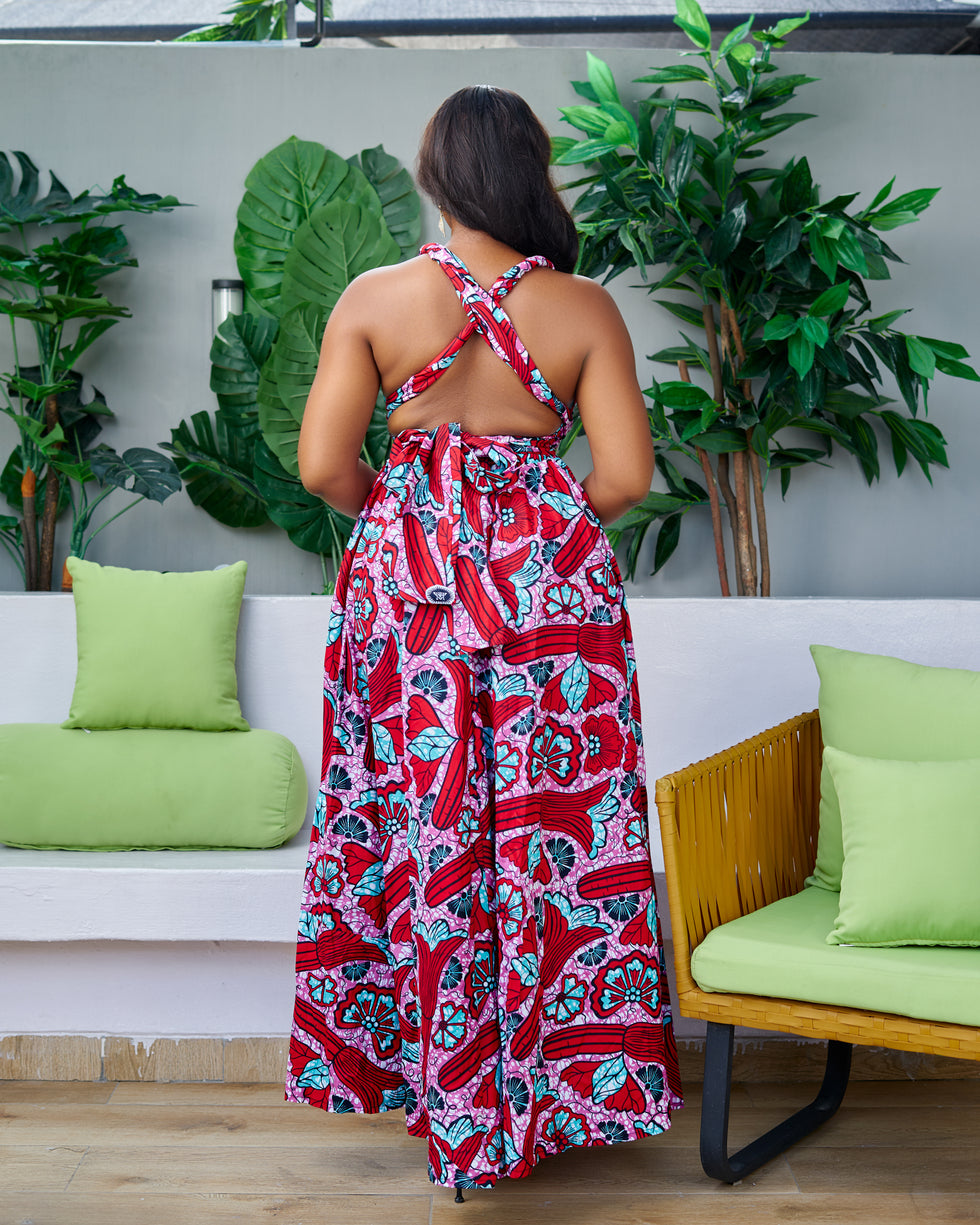 Buy African Print Infinity Maxi Dress | Wedding guest African clothing ...