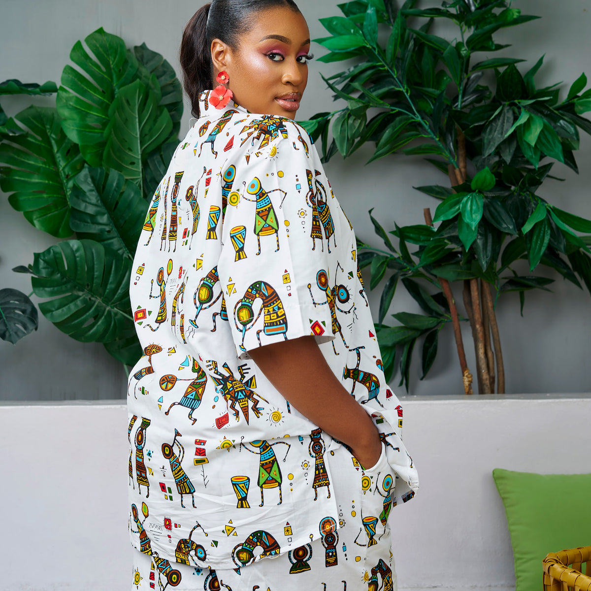 CUMO London: African Print Short Sleeve Tee Shirt and Shorts Set – CUMO ...