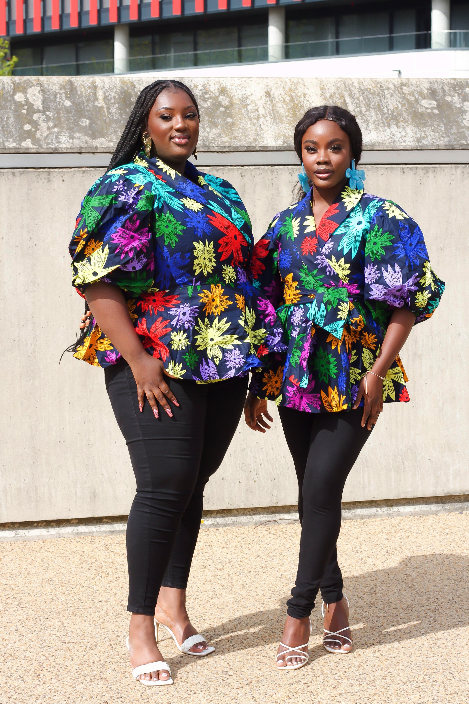 CUMO London: Modern African Print Peplum Wrap Blouse | African Clothing ...