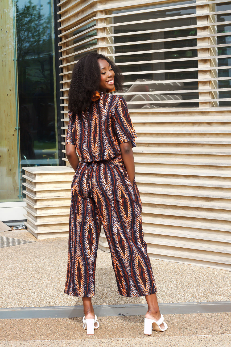 Sustainable African clothing | African Print Culotte trousers | CUMO ...