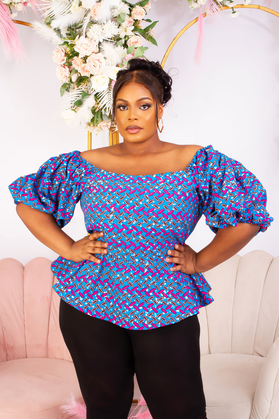 CUMO London: African Print Peplum Blouse | Stylish African Clothing UK ...