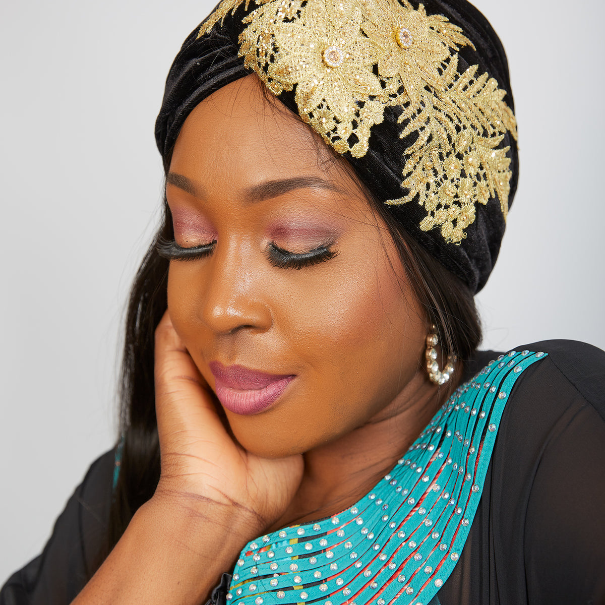 CUMO London: Pre made Turbans | Velvet Turban Headwrap | Velvet Turban ...