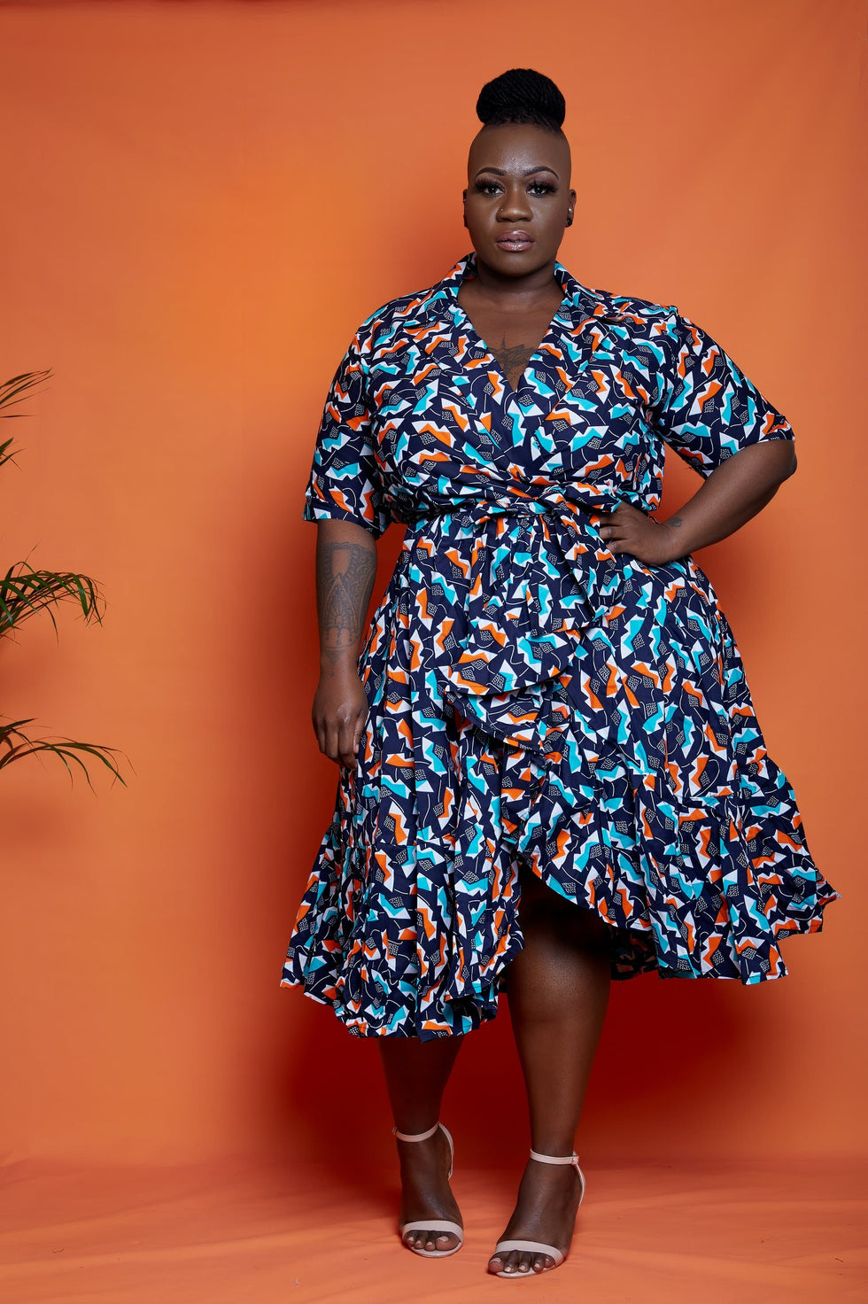 African Print Wrap Dress | Modern African Clothing from CUMO London ...